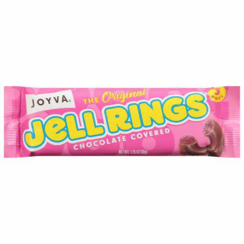 Joyva Chocolate Covered Marshmallow Jell Rings – The Sour Moose